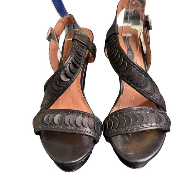 Rachel Zoe | Shoes | Rachel Zoe Womens Eryn Black Sandals Heels Size 8 ...